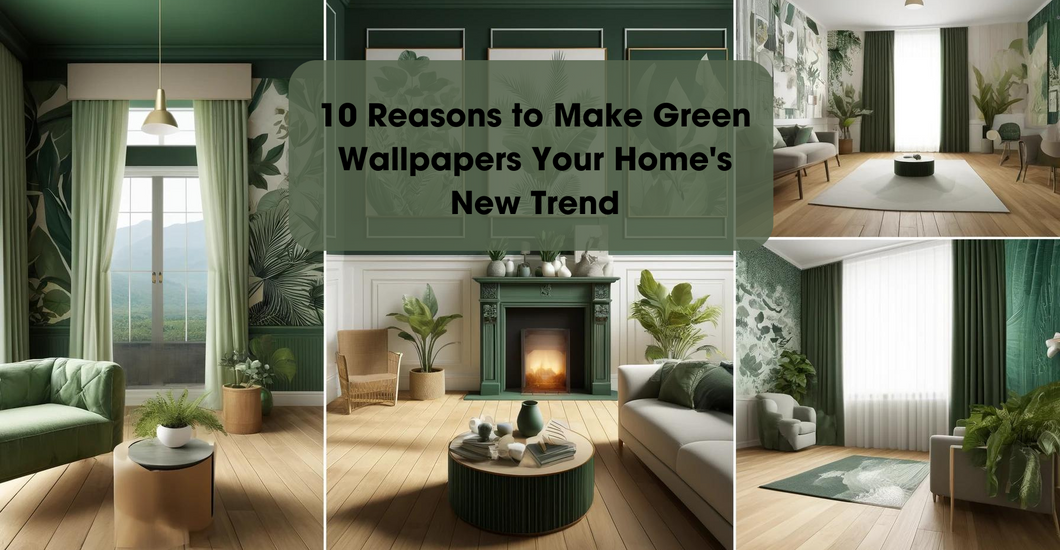 10 Reasons to Make Green Wallpapers Your Home's New Trend – Nobletts ...