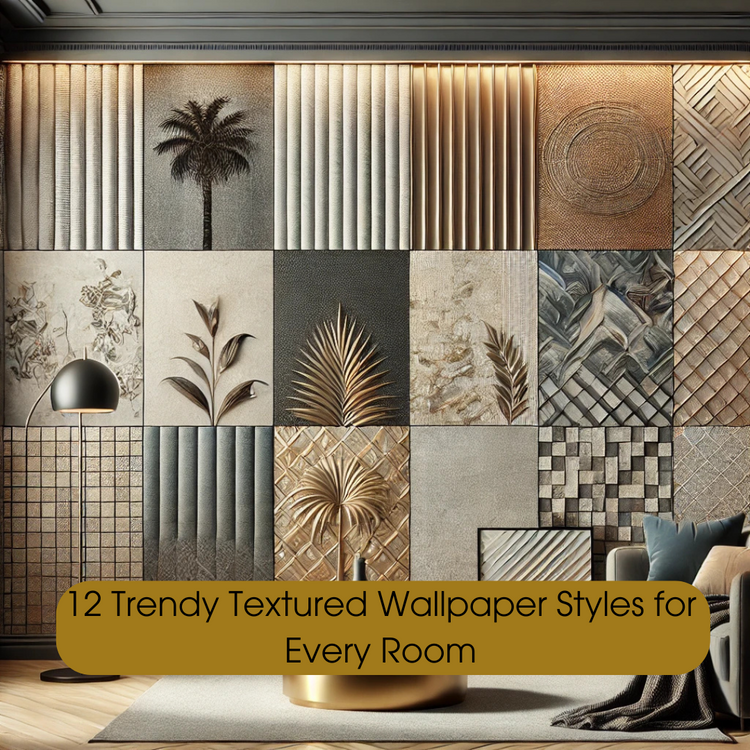 12 Trendy Textured Wallpaper Styles for Every Room – Nobletts Wallpaper