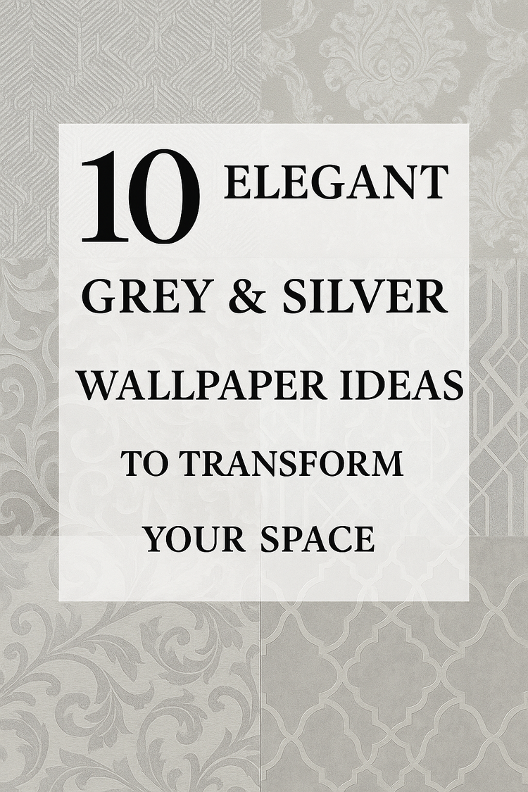 10 Elegant Grey and Silver Wallpaper Ideas to Transform Your Space ...