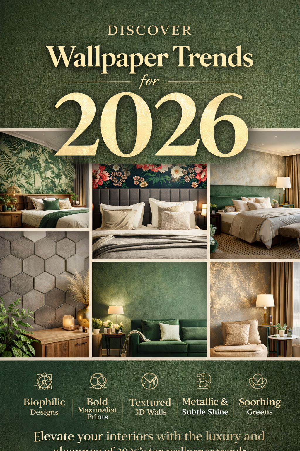 🌟 New Year, New Walls: Top Wallpaper & Wall Decor Trends for 2026 ...