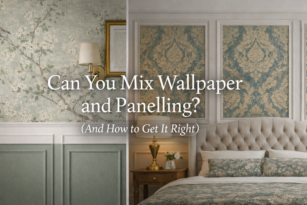 Can You Mix Wallpaper and Panelling? (And How to Get It Right ...