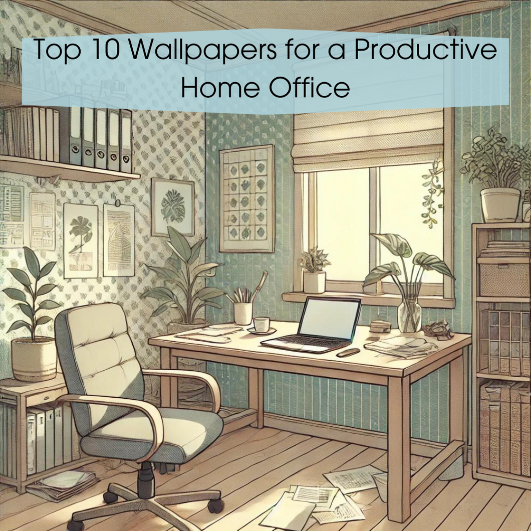Top 10 Wallpapers for a Productive Home Office – Nobletts Wallpaper