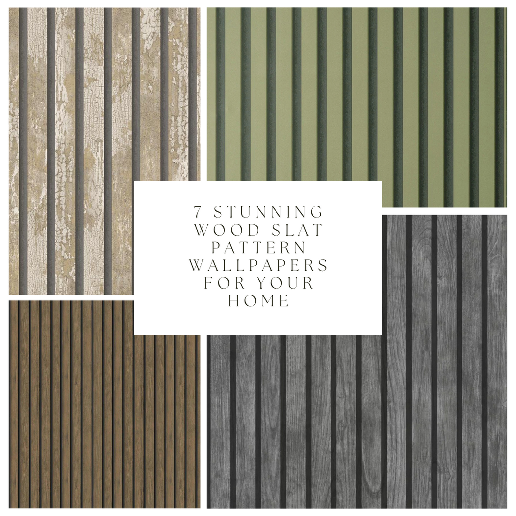 7 Stunning Wood Slat Pattern Wallpapers for Your Home – Nobletts Wallpaper