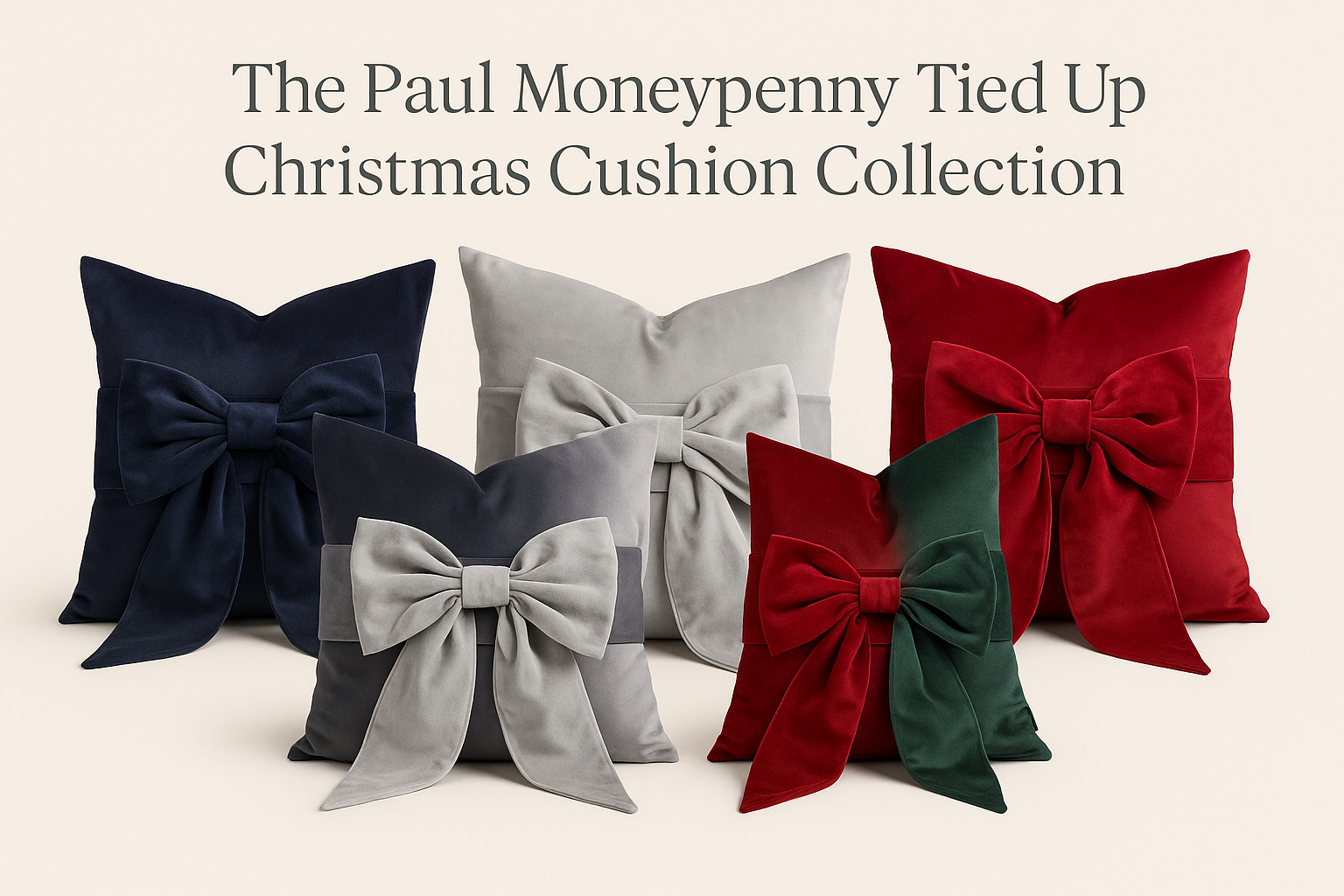 Paul Moneypenny Christmas Cushions Collection – Nobletts Wallpaper