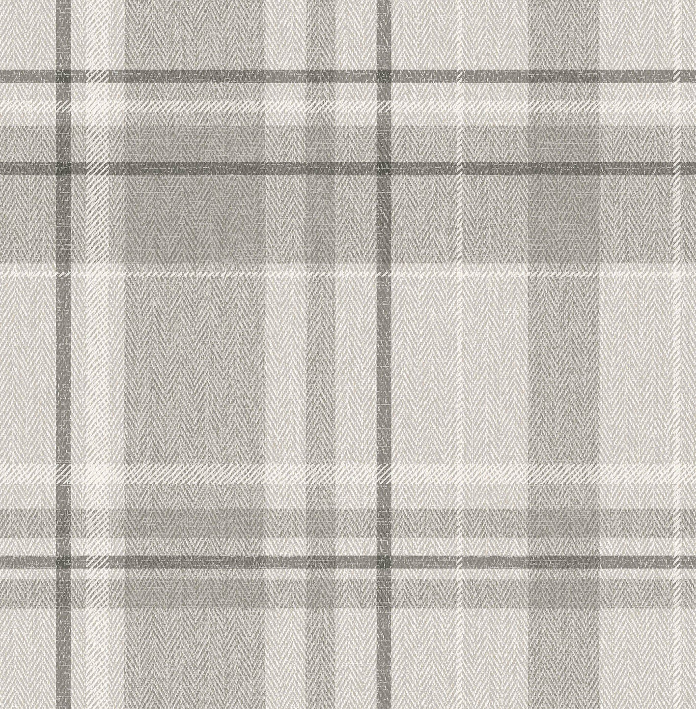 Harris Check Soft Grey Wallpaper – Nobletts Wallpaper