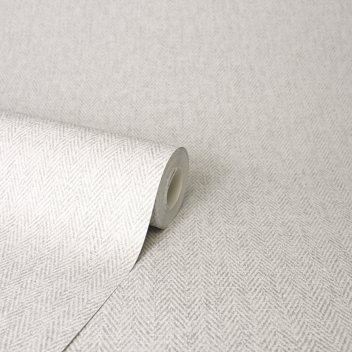 Harris Tweed Plain Soft Grey Wallpaper – Nobletts Wallpaper