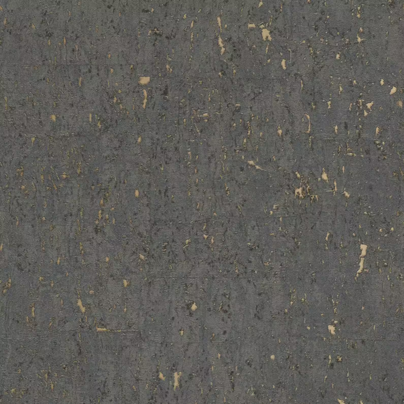 Industrial Glam Pewter & Gold Cork Effect Wallpaper – Nobletts Wallpaper