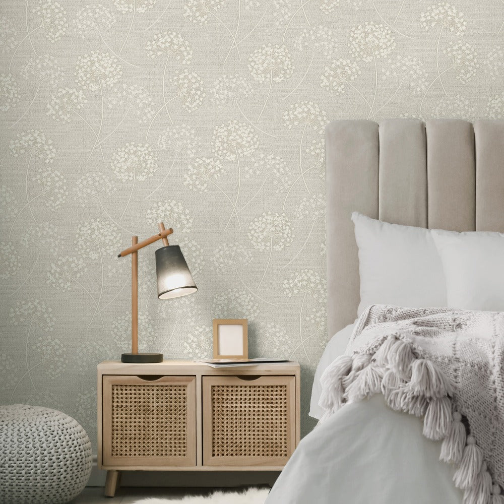 Grace Allium Stone Wallpaper - Fine Decor Wallcoverings - FD43281 ...